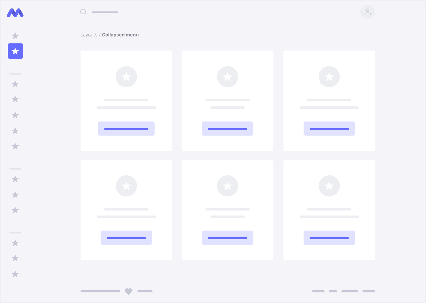 Collapsed menu - Layouts | Materialize - Material Design HTML Admin Template